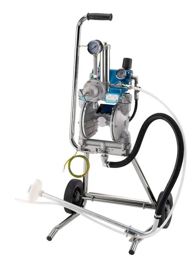 Pompa verniciatura bassa pressione a doppia memebrana DPS Iwata ...